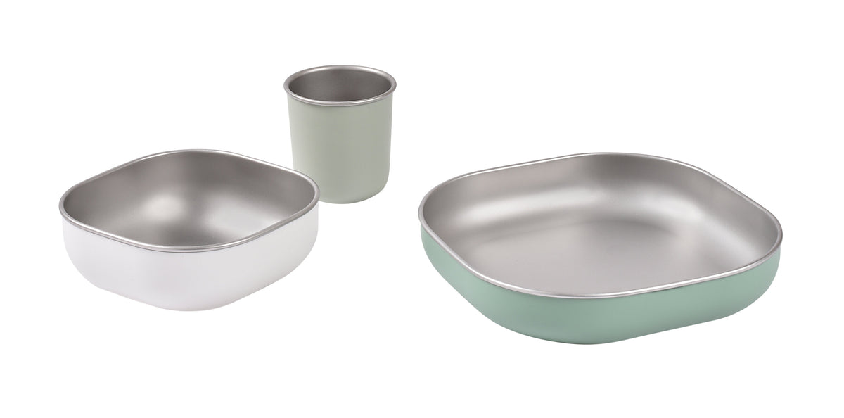 Stainless steel meal set – Beaba Philippines
